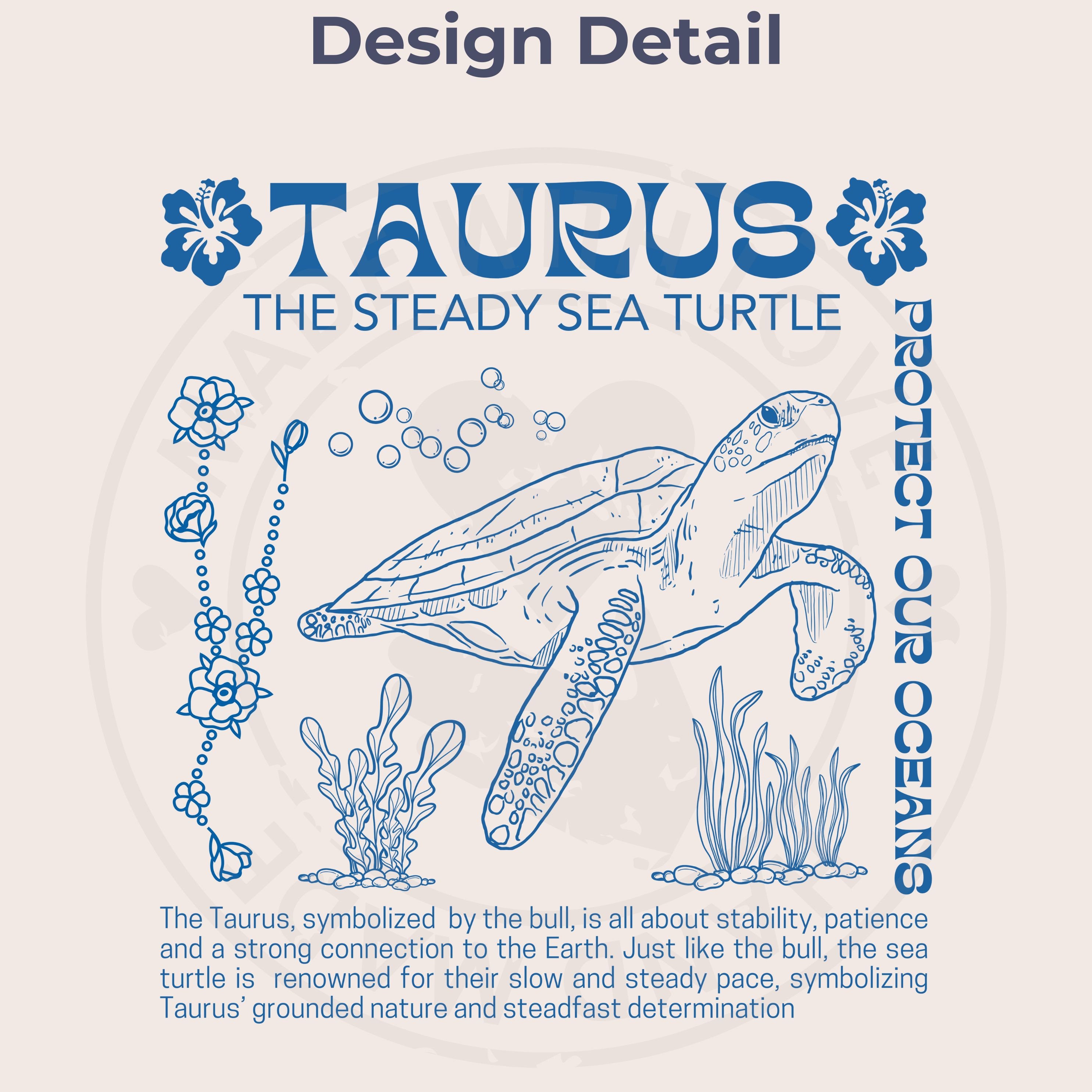 Taurus Zodiac Shirt Ocean Animal Shirt Sea Turtle Shirt Ocean Inspired ...