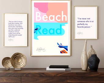 Book Lovers Poster Cover - Digital Book Wall Art - Booktok Novel Cover ...