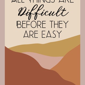 Growth Mindset Posters - Seven Nature/mountain Themed Posters - Boho ...