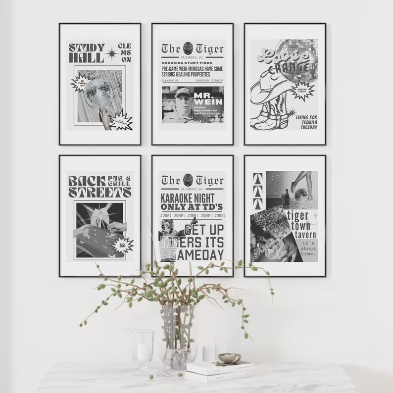 Clemson Bars Downtown Poster Prints PNG Download Exceptional Quality ...