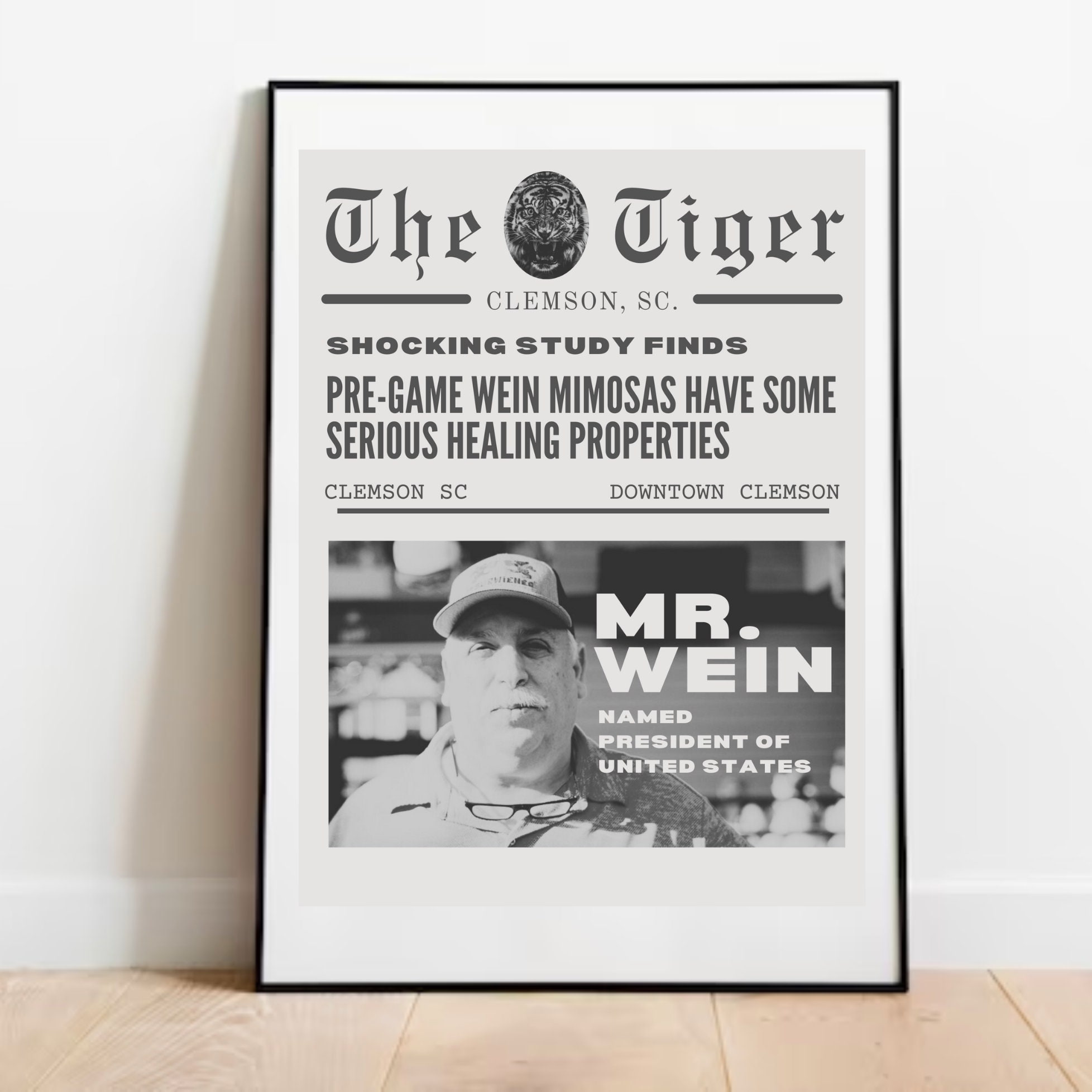 Clemson Bars Downtown Poster Prints PNG Download - Exceptional Quality ...