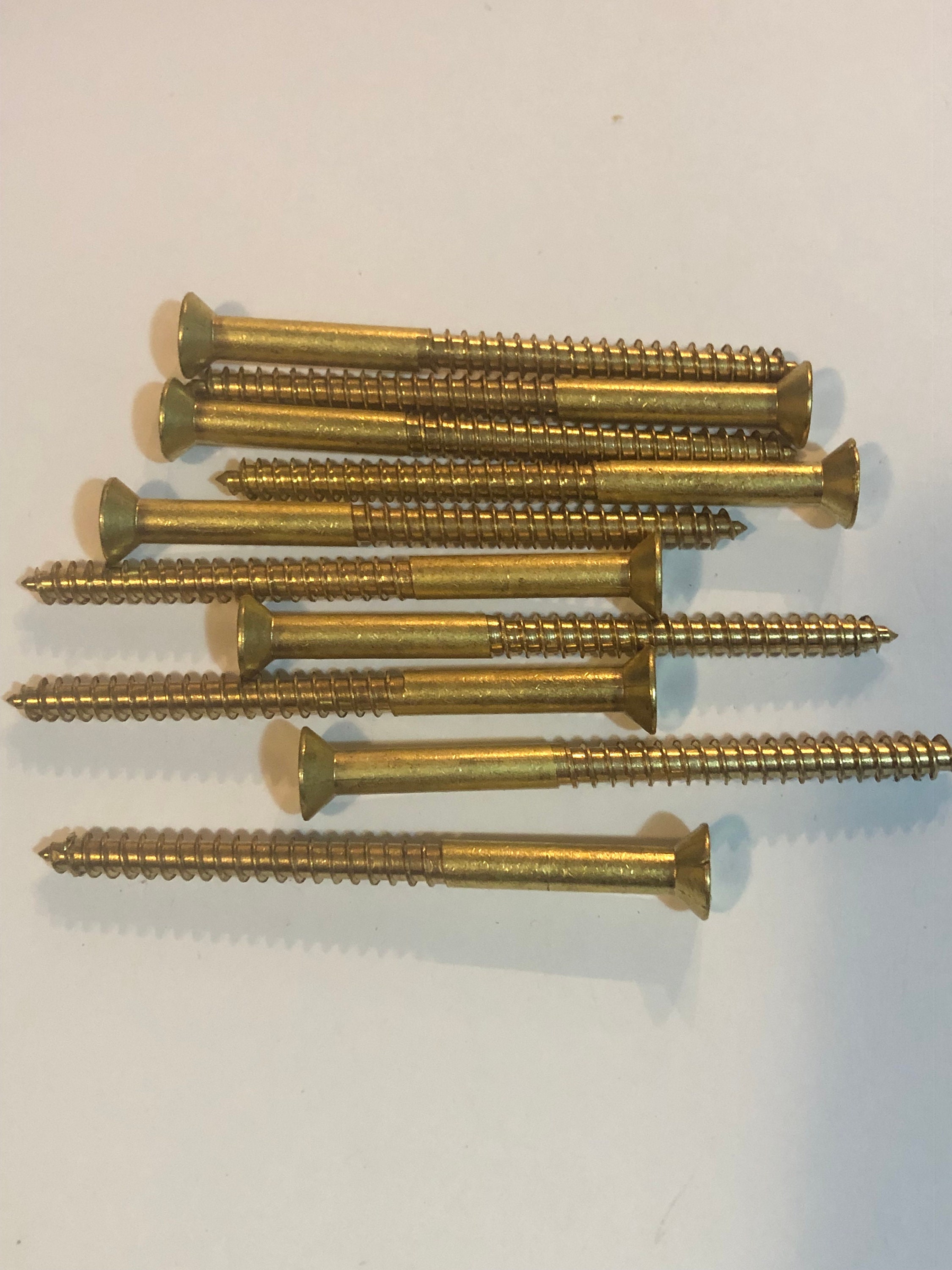 Square Socket Robertson Countersunk Flat Head Solid Brass Wood Screws. - Etsy