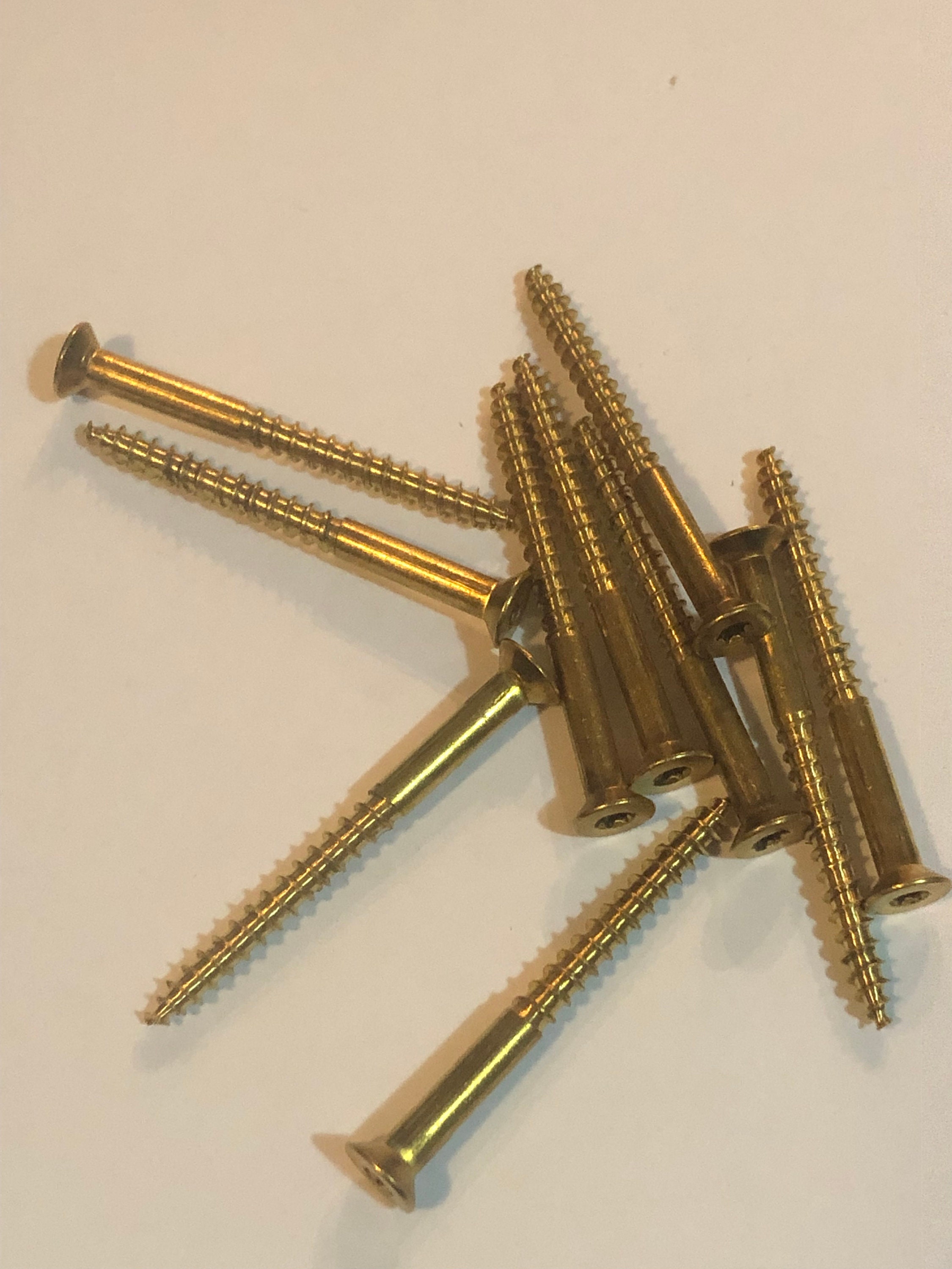 Square Socket Robertson Countersunk Flat Head Solid Brass Wood Screws. - Etsy