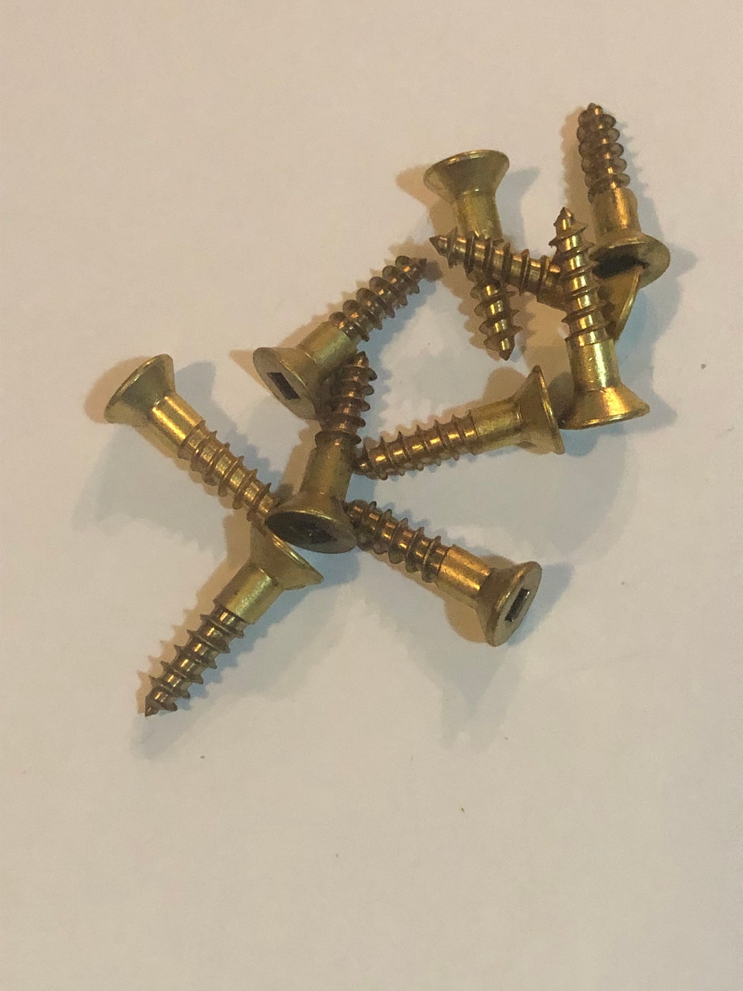 Square Socket Robertson Countersunk Flat Head Solid Brass Wood Screws. - Etsy