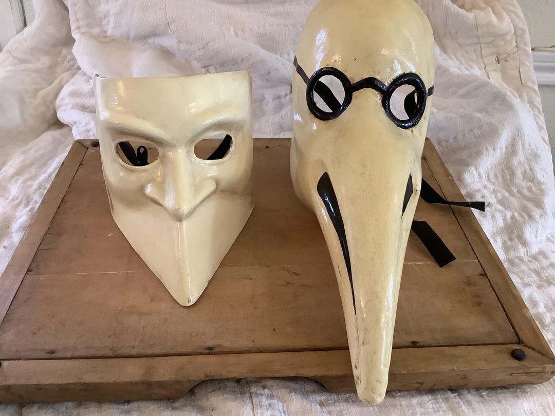 Venetian Papier Mache CARNIVAL Masks (pair) - Etsy