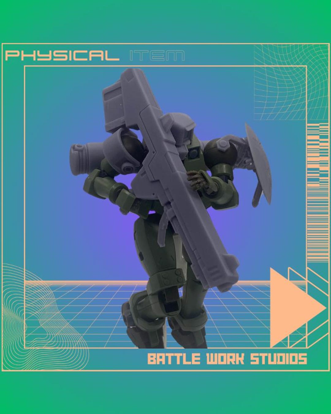 Gundam Beam Bazooka 144th Scale Resin-printed. - Etsy