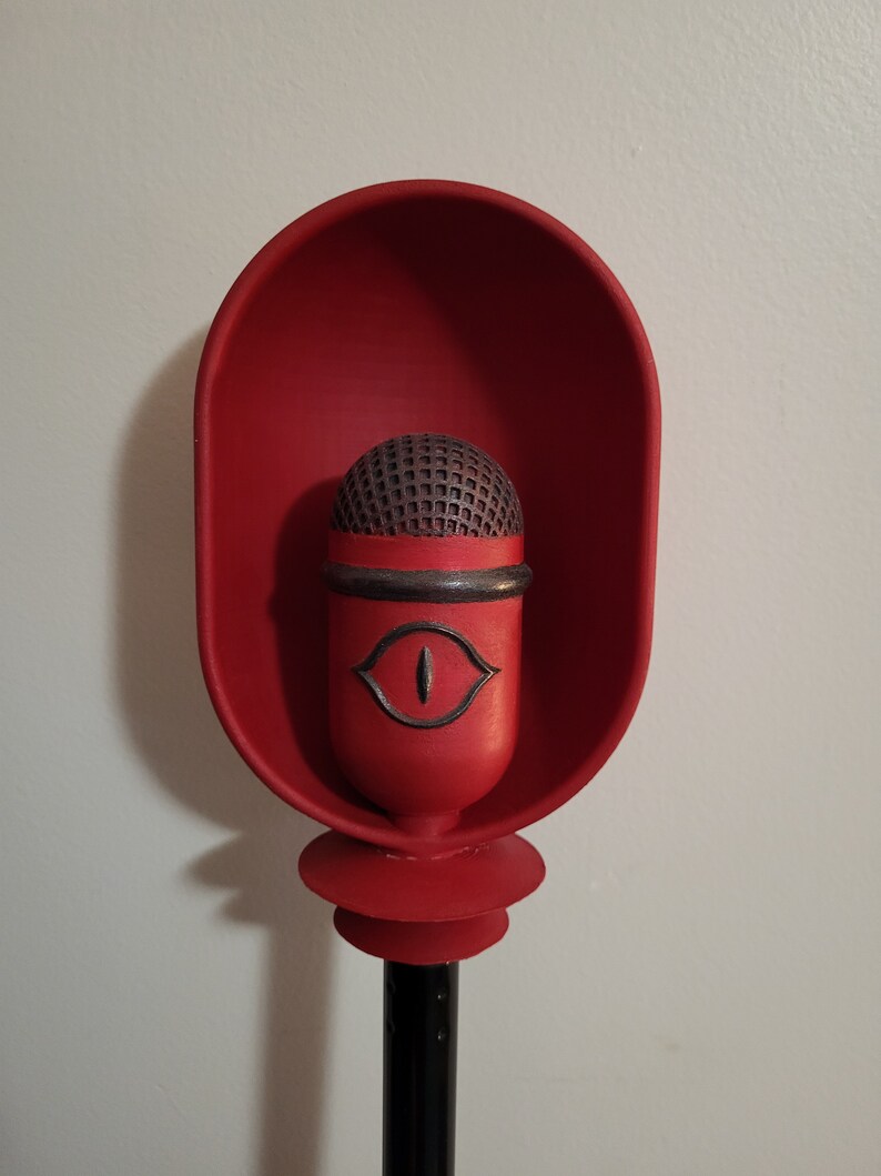 Alastor Cosplay Mic Hazbin Hotel [3D Print File] - Etsy