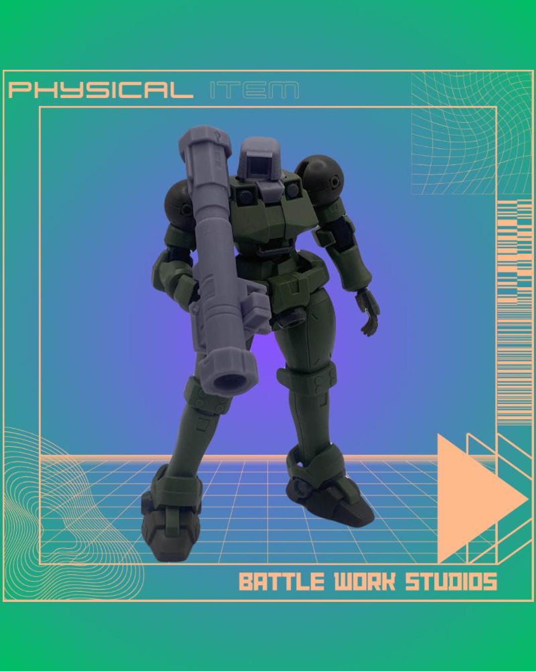 Gundam Leo Bazooka 144th Scale Resin-printed. - Etsy
