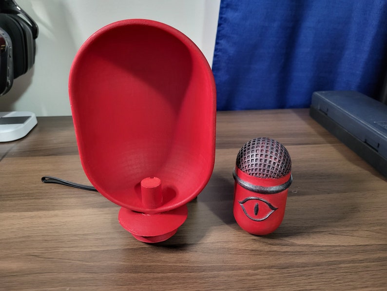 Alastor Cosplay Mic Hazbin Hotel [3D Print File] - Etsy UK