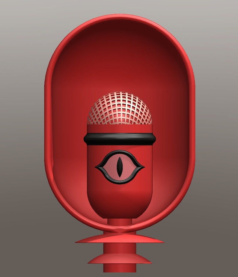 Alastor Cosplay Mic Hazbin Hotel 3D Print File - Etsy