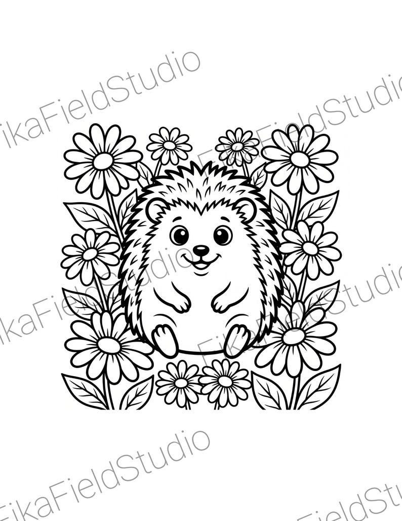20 Mothers Day Coloring Pages Animals and Flowers Printable PDF Kids - Etsy