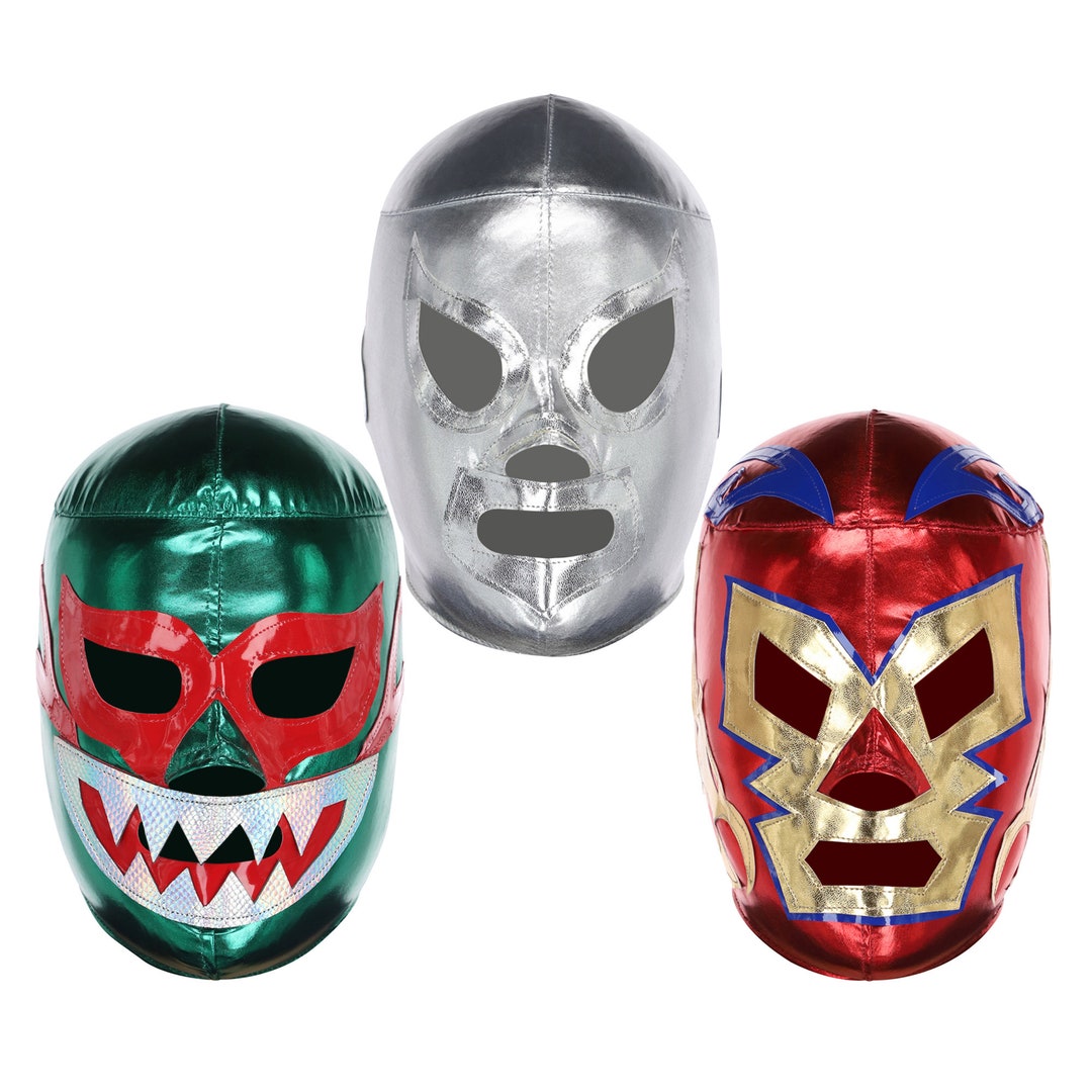 Three Mask Pro-quality Mexican Wresting Masks (3 Pack) | Authentic ...