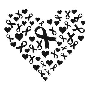 Breast Cancer Awareness Heart SVG, Cancer SVG, Breast Cancer SVG ...