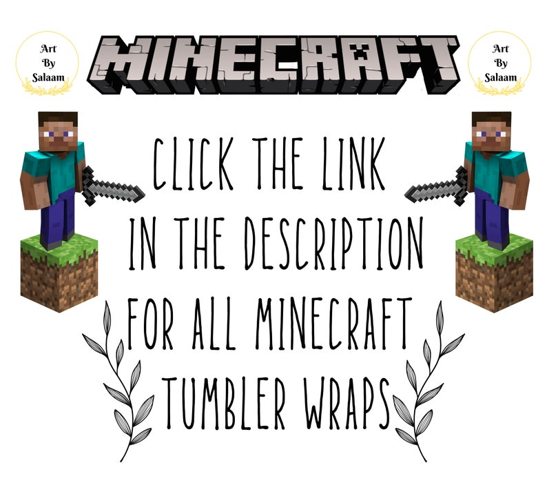 Creeper 20oz Skinny Tumbler Sublimation Design, Gaming Tumbler Wrap ...