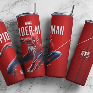 Spider Man 20oz Skinny Tumbler Wrap, Spider Man Sublimation for Skinny ...