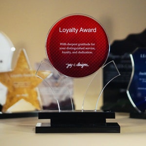 Personalized Awards| Loyalty Plaque | Achievement Trophy | Employee ...