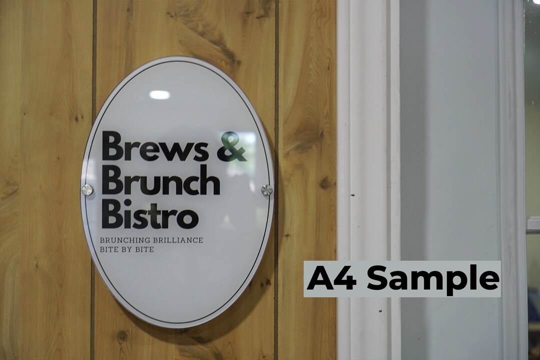 Business Signage | Custom Shaped | Full Colored Signage for Logo ...