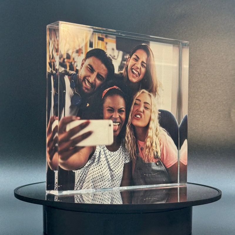 Acrylic Frameless Picture Frame - Etsy