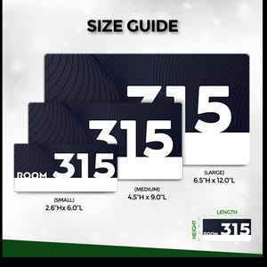 Custom Acrylic Wall Sign | Personalized Room Number or Name Sign ...