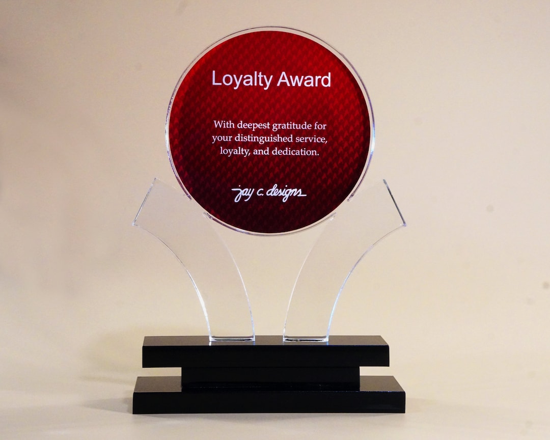 Personalized Awards| Loyalty Plaque | Achievement Trophy | Employee ...
