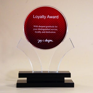Personalized Awards| Loyalty Plaque | Achievement Trophy | Employee ...