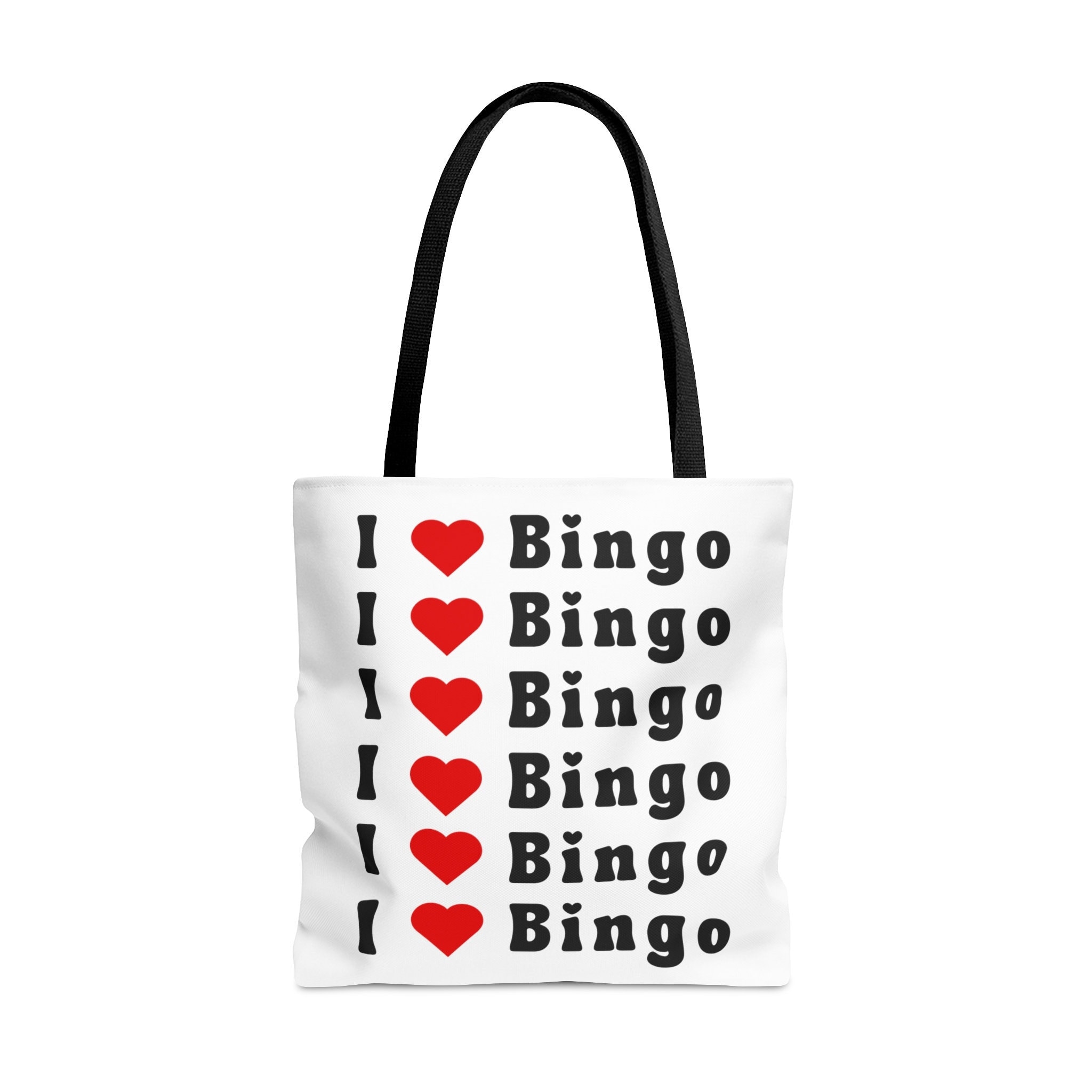 Bingo Canvas Tote Bag, Women Love Bingo Bag, Shoulder Purse, All ...