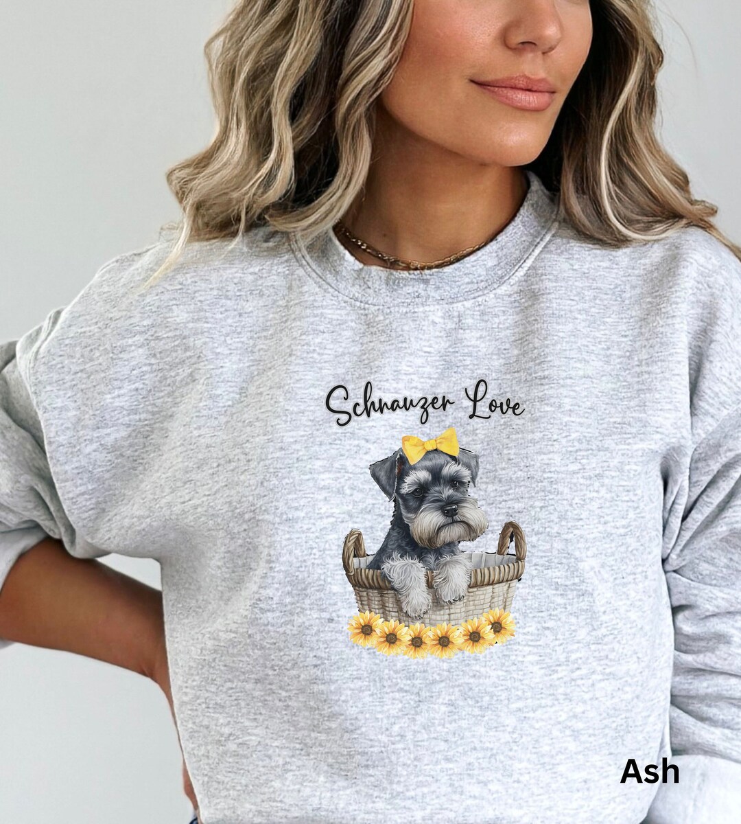 Schnauzer Dog Sweatshirt for Women Miniature Schnauzer Shirt Schnauzer ...