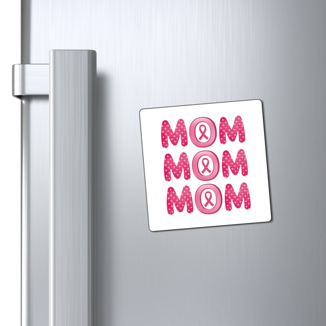 Breast Cancer Magnet for Breast Cancer Gift for Mom Magnet Pink Ribbon ...