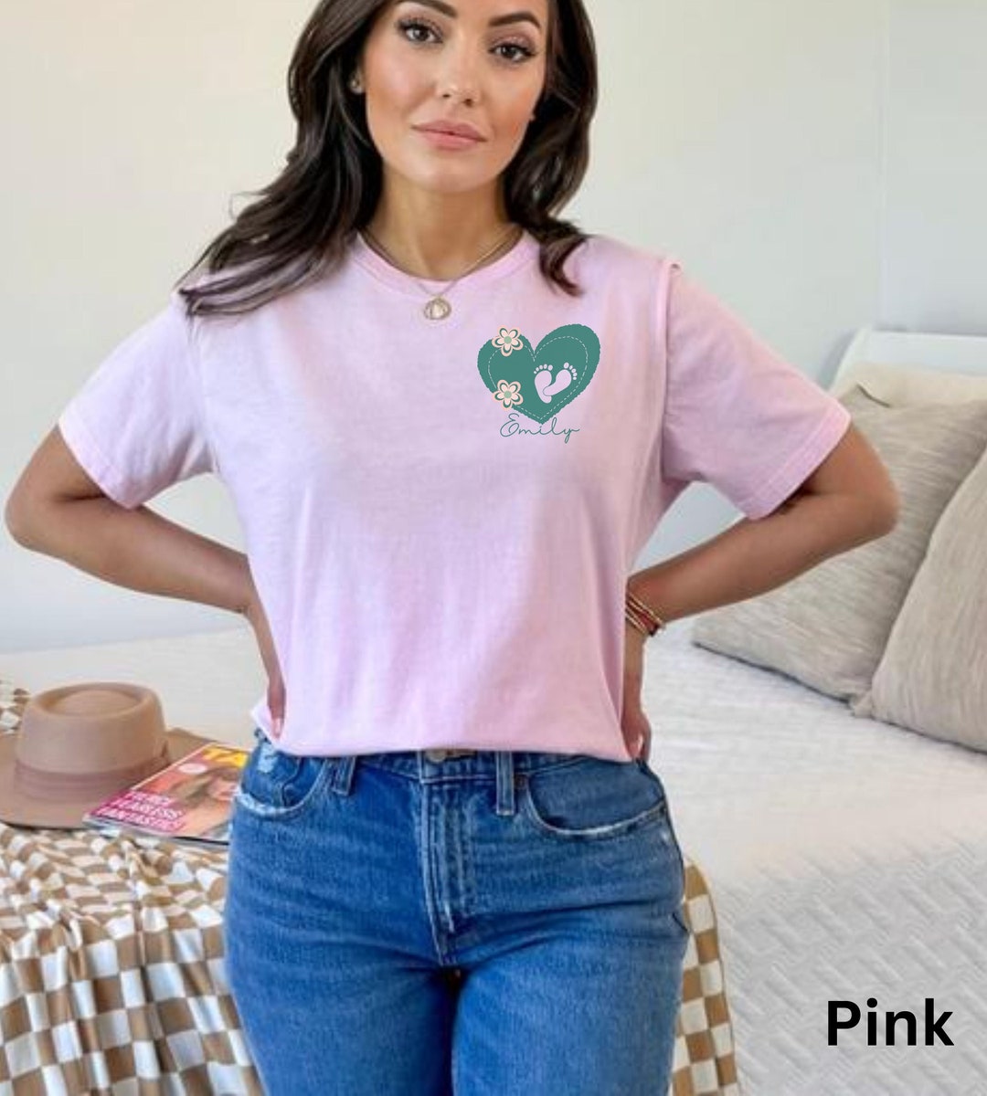 OB Nurse Personalized T-shirt, Nurse Tshirt, Midwife Tee, Custom Name ...