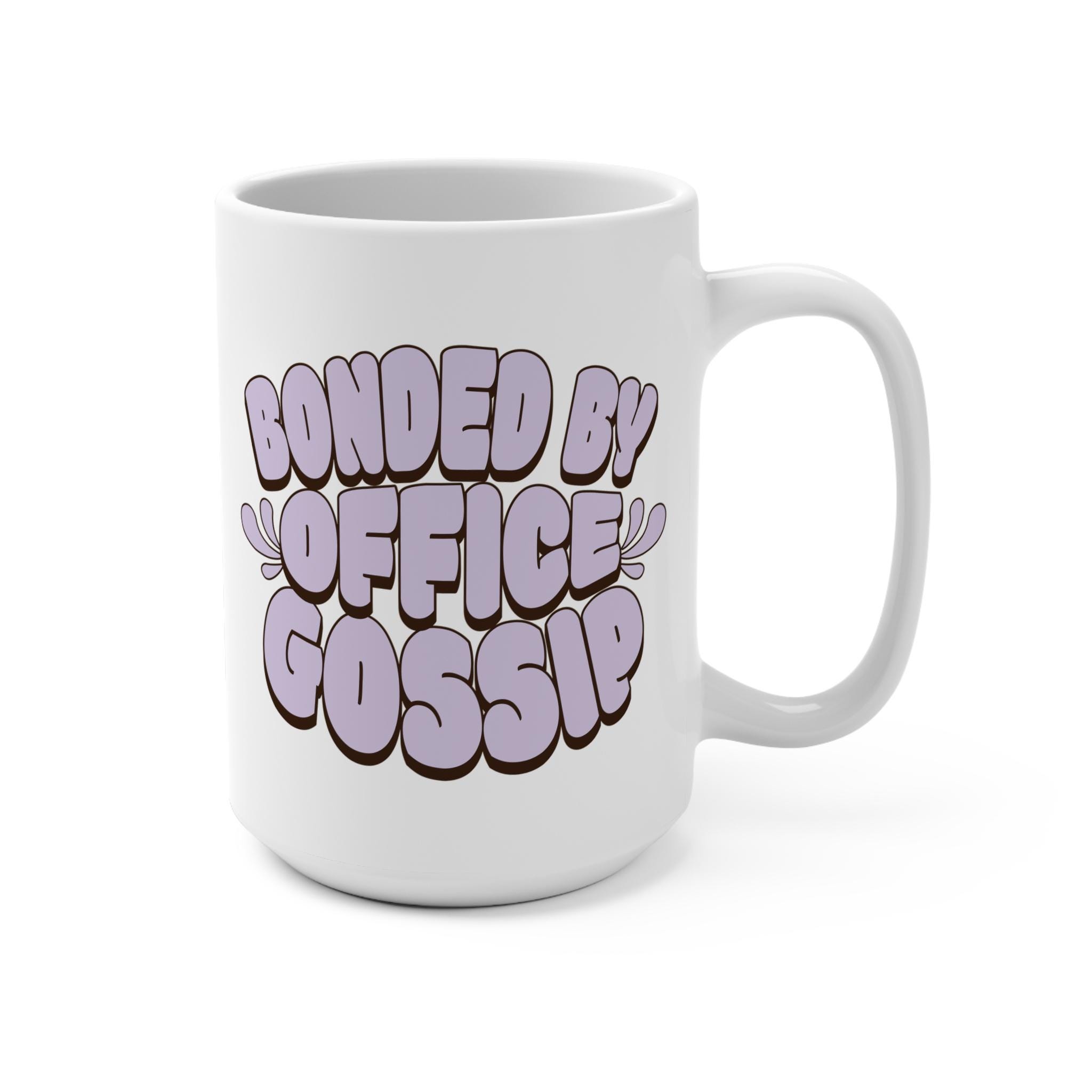 Funny Office Gossip Ceramic Mug, Workplace Humor Cup, Gift for Coworker ...
