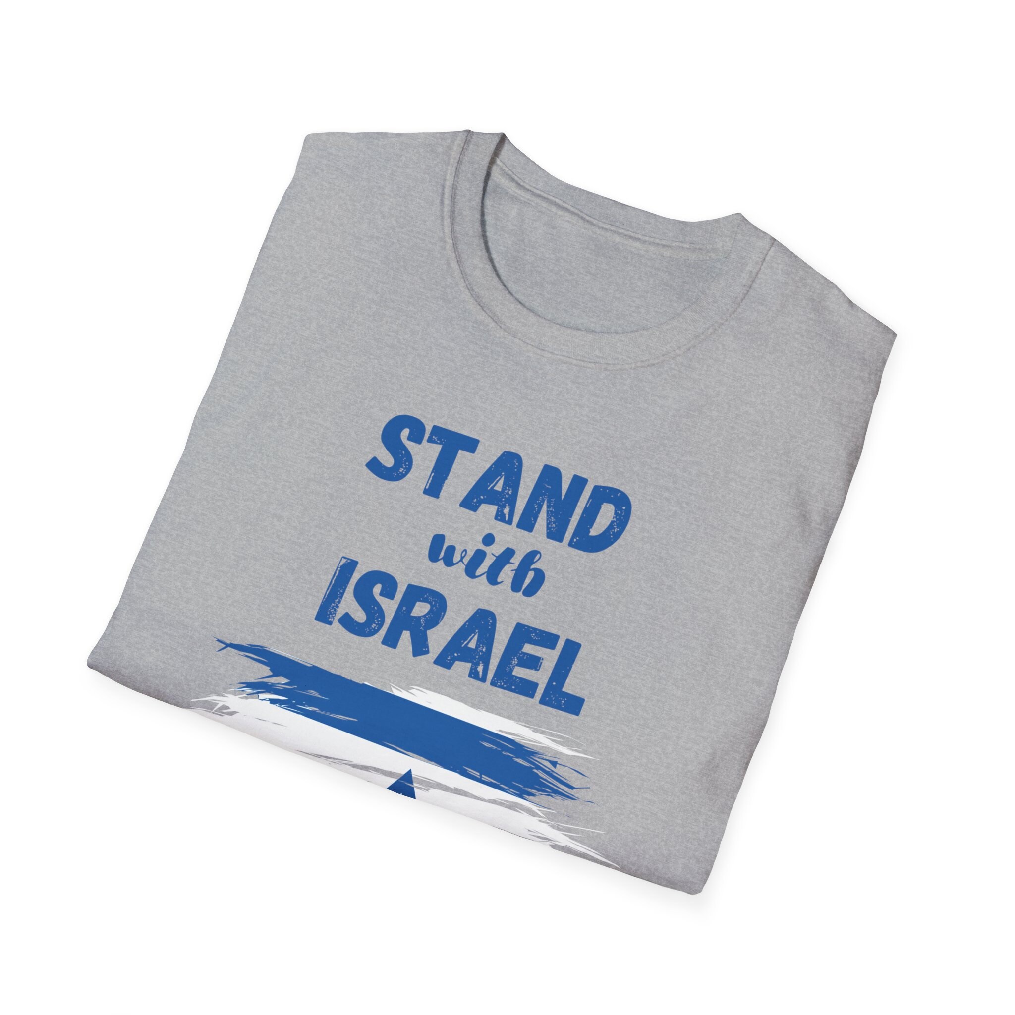 Support Israel T-shirt Stand With Israel Tshirt Hebrew Shirt Am Yish ...