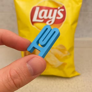 3D Printed Chip Bag Clips – Durable & Reusable Food Sealers - Etsy