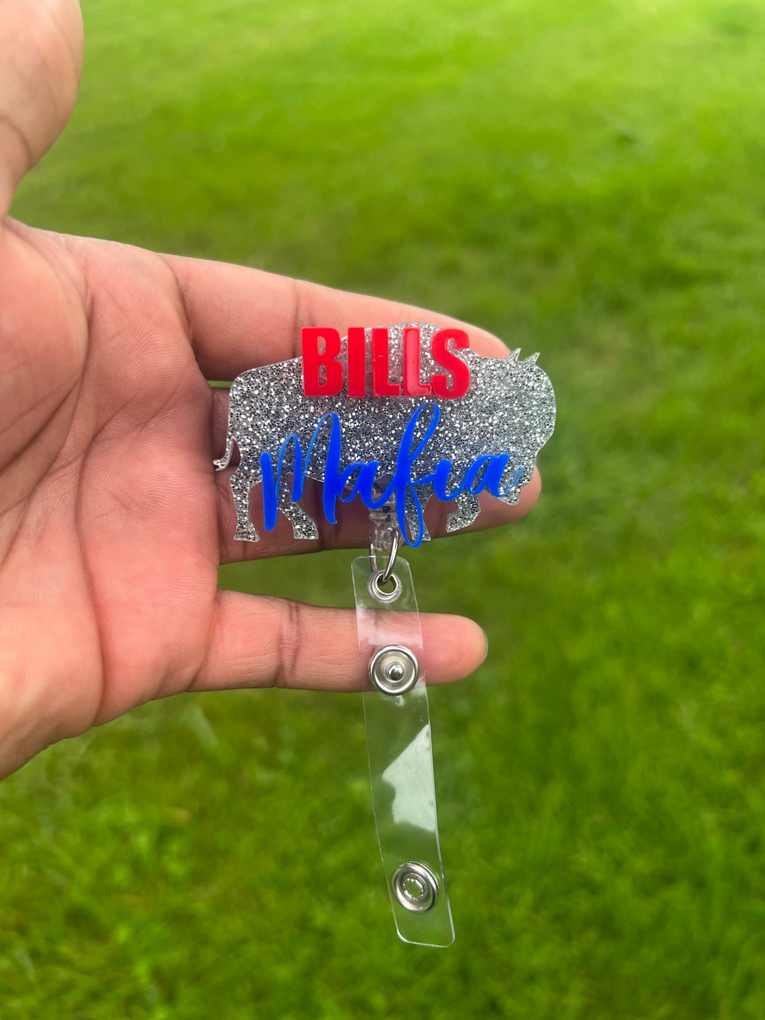 Buffalo Badge Reel - Etsy