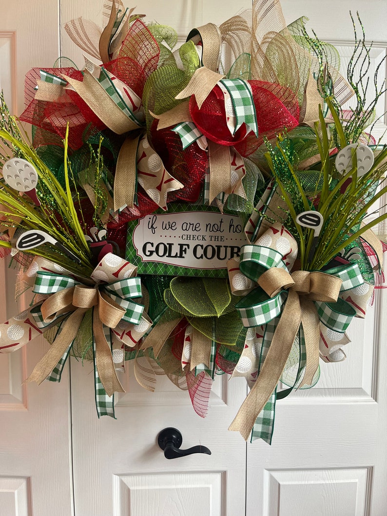 Golf Wreath - Etsy