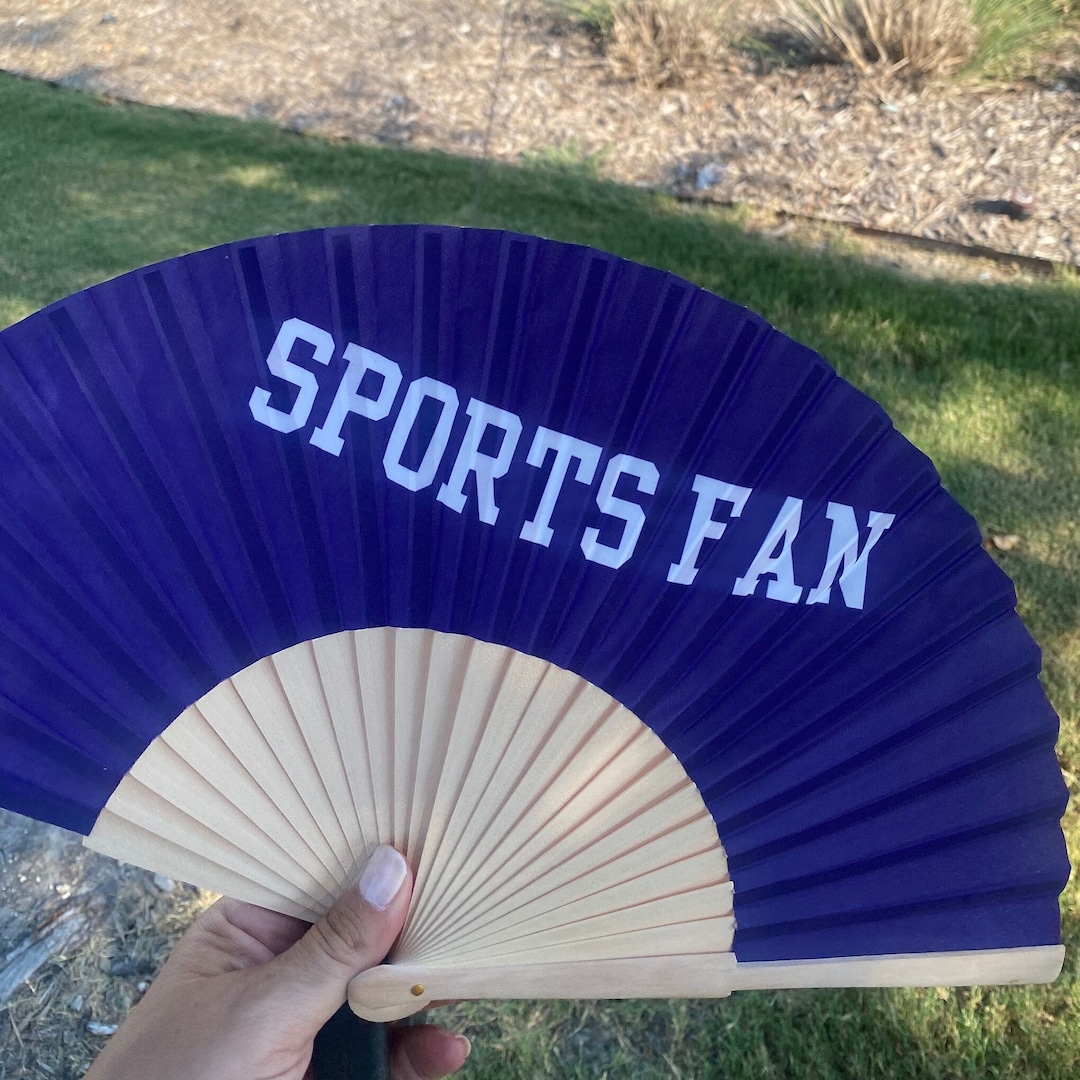 Folding Hand Fan - Sports Fan - Etsy