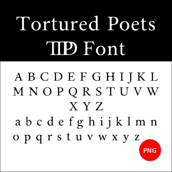 Tortured Poets Font - Etsy UK