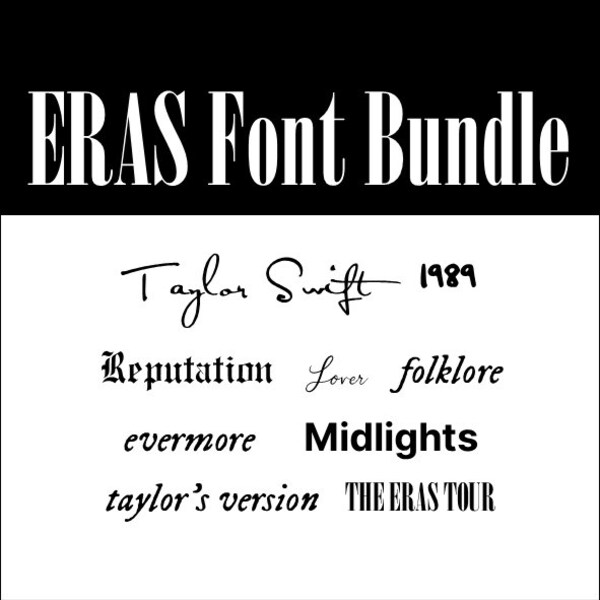 Taylor Font - Etsy