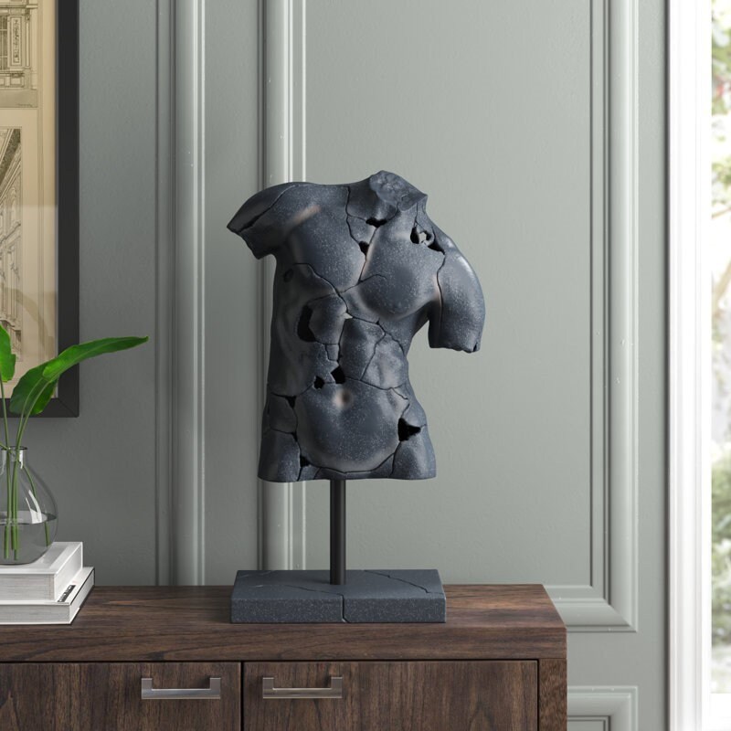 25'' Torso Sculpture Masculine Shape Body Statue - Etsy