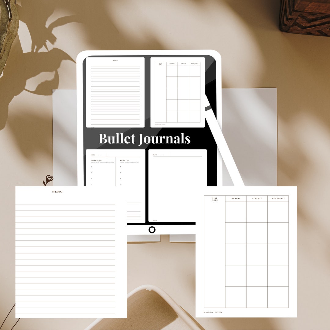 Bullet Journal Digital Planners, Project Management, Digital Planners ...