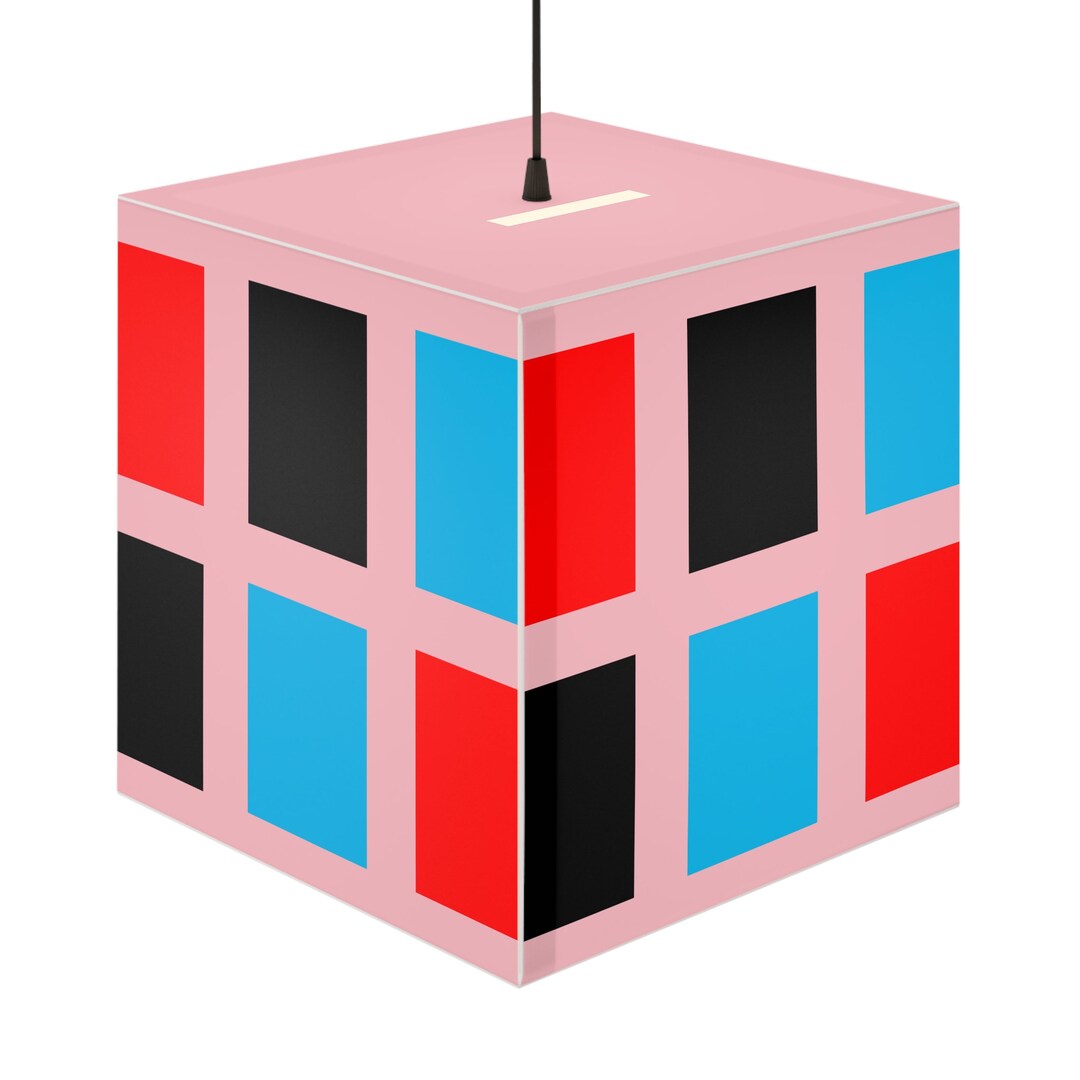 MCM 60s Mod Mad Men Vintage Style Cube Lamp MCM Home Decor - Etsy