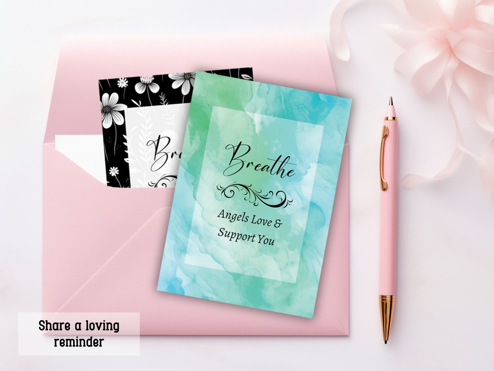 Digital Positive Affirmation Cards, Mindfulness Cards, Guardian Angel ...