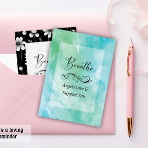 Digital Positive Affirmation Cards, Mindfulness Cards, Guardian Angel ...