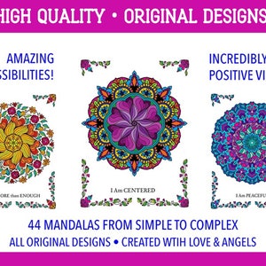 44 Heart Themed Mandala Downloadable Adult Coloring Pages, Mandala ...