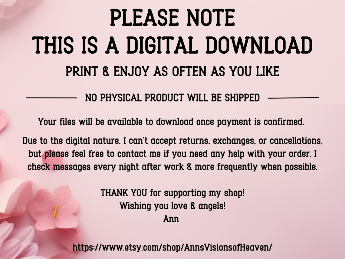 Digital Positive Affirmation Cards, Mindfulness Cards, Guardian Angel ...