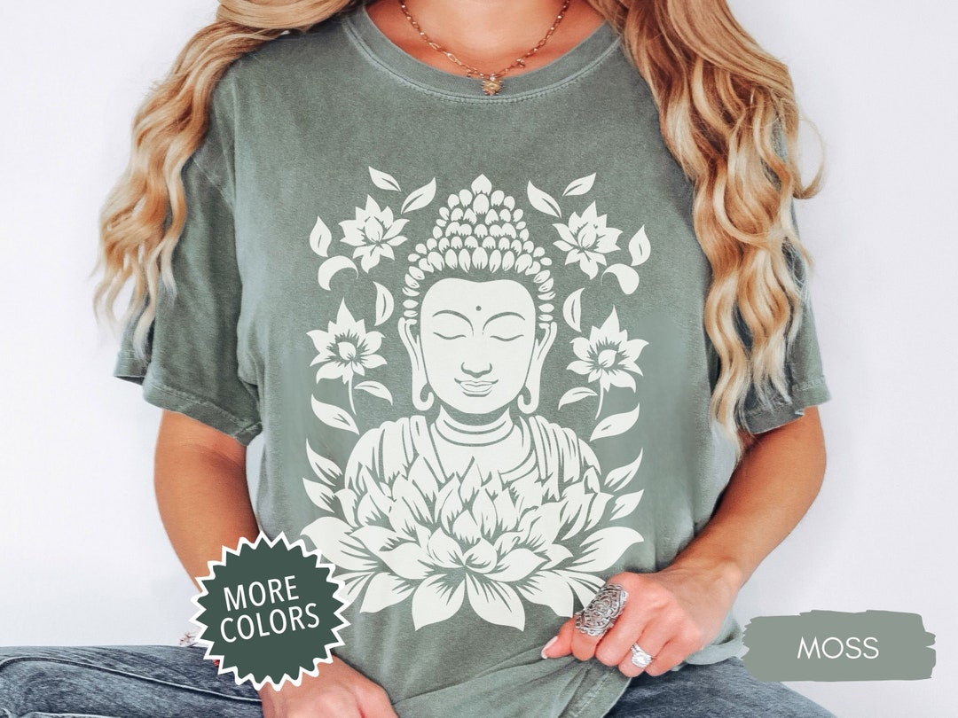 Buddhist Shirt, Bhudda Tshirt,blessing Gift, Graphic Tees Spiritual ...