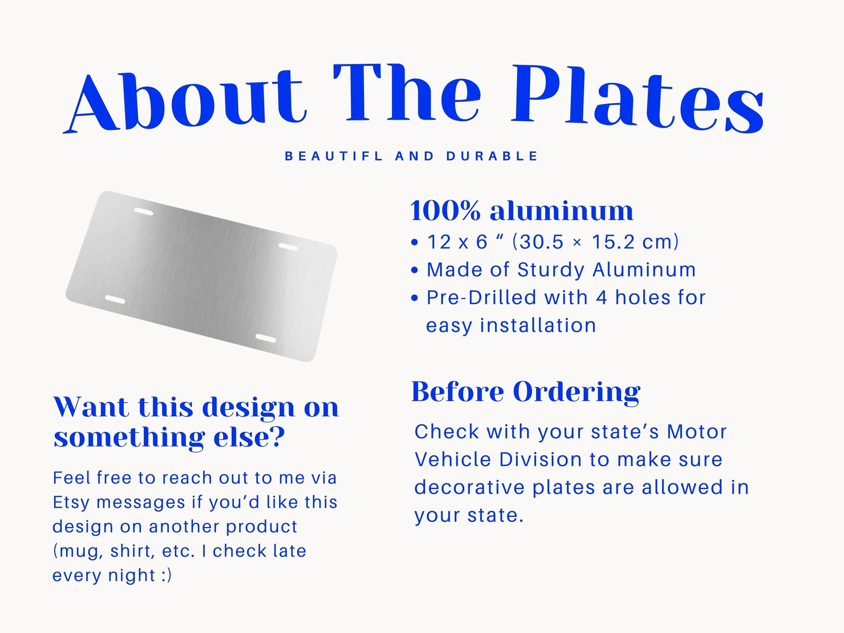 Customized Angel Wings, Personalized License Plates, in Loving Memory ...