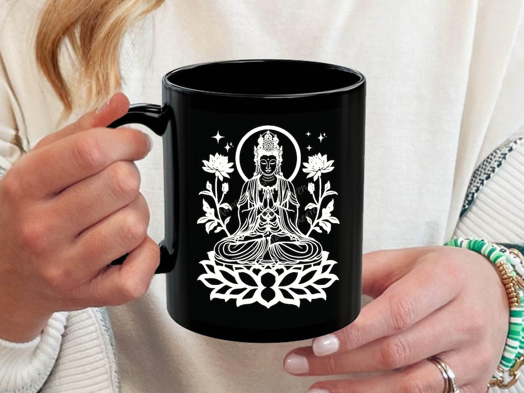 3 Buddhist Mug, Bhudda Mug, Blessing Gift, Coffee Mug Spiritual, 11oz ...