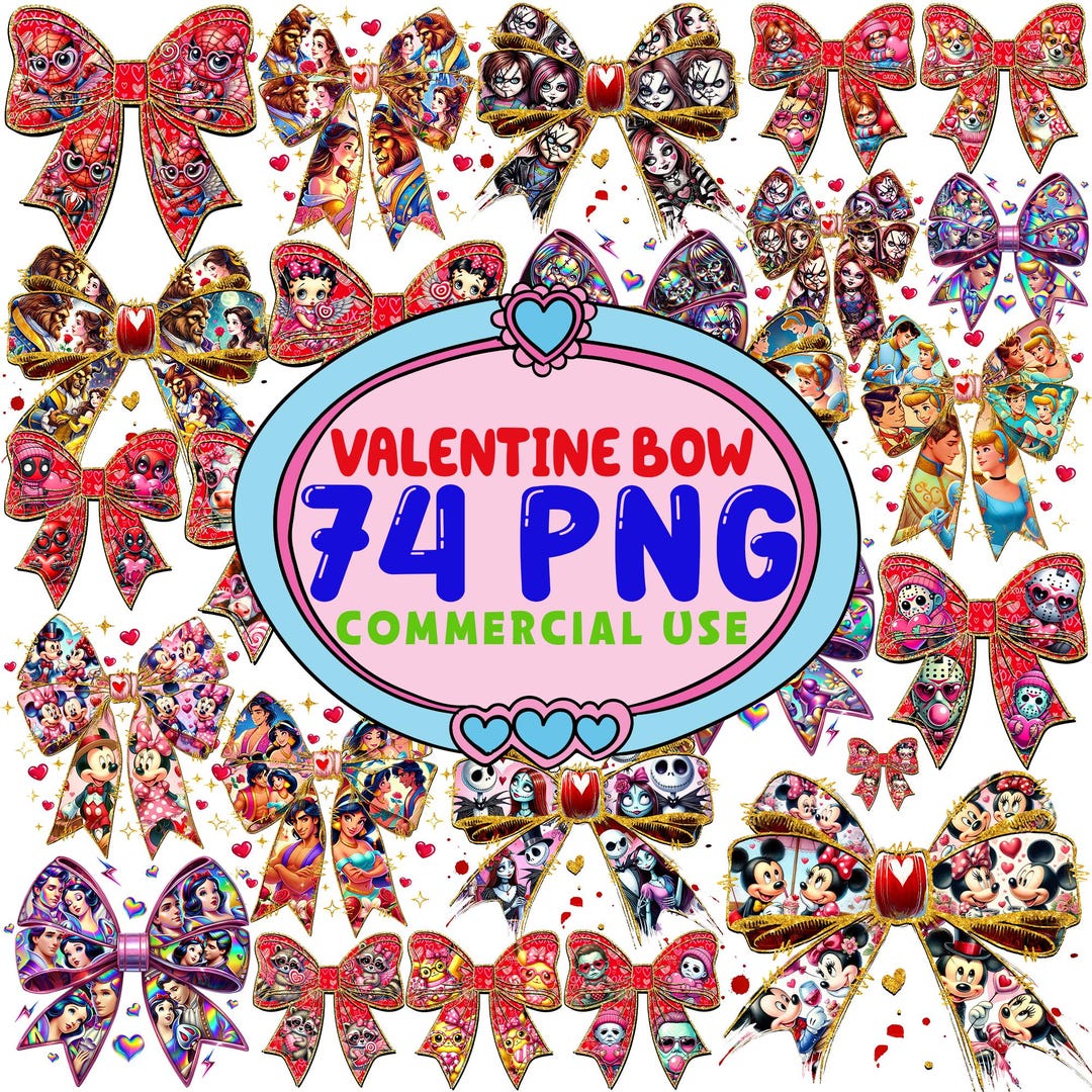 74 Designs Valentine Bow Vibes Sublimation Design PNG, Valentine's Day ...