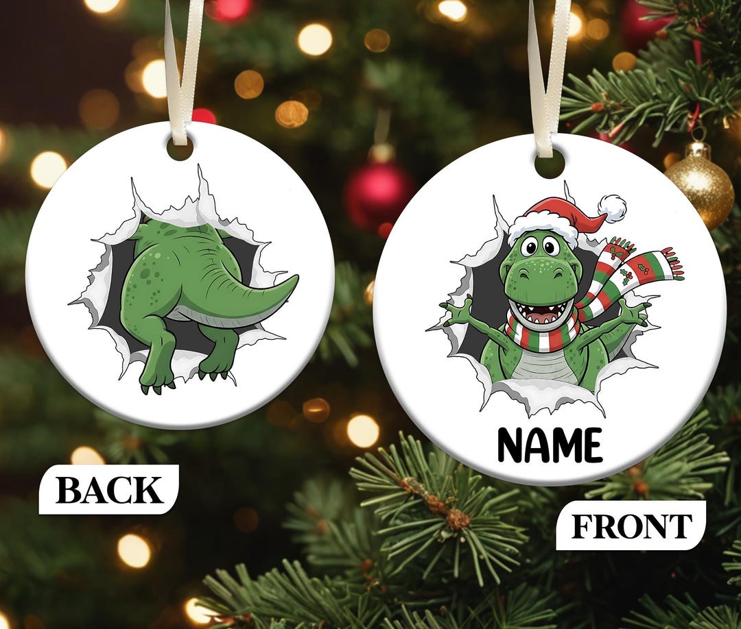 Personalized Ripped Cartoon Christmas Ornament, Custom Cartoon ...