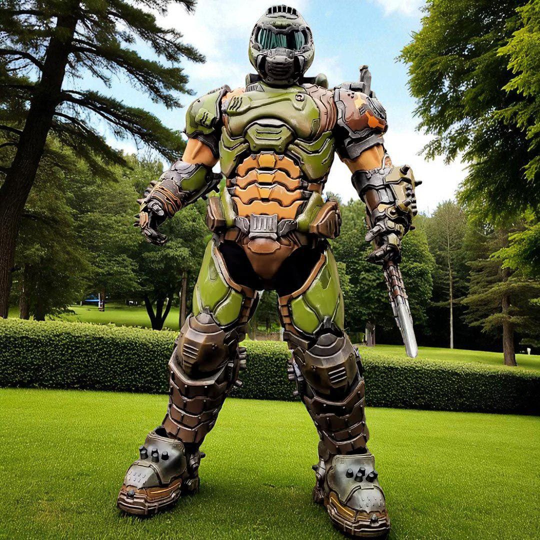 Doomguy Costume Slayer Armor Cosplay EVA Foam Doom Slayer Cosplay Doom ...